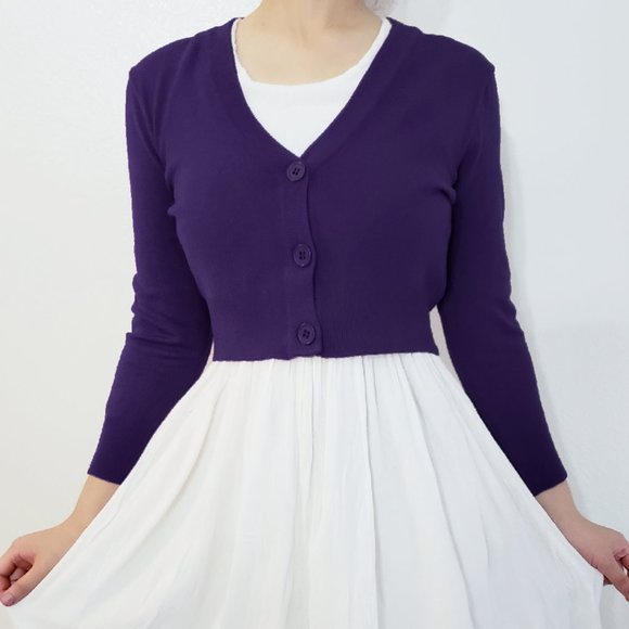 unbranded | Sweaters | Vintage Cropped Cardigan | Poshmark